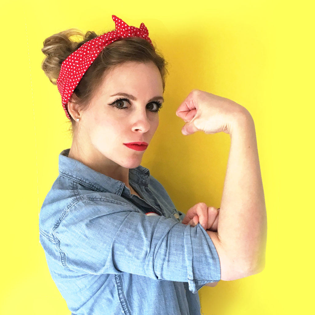 Last Minute DIY Halloween Costume | Rosie The Riveter | Blog