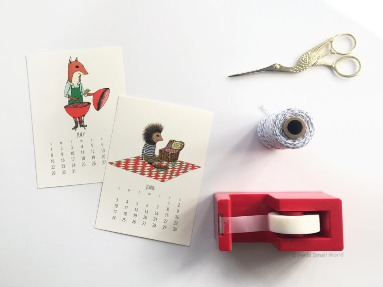 DIY Garland Idea For Last Year’s Calendar | Blog
